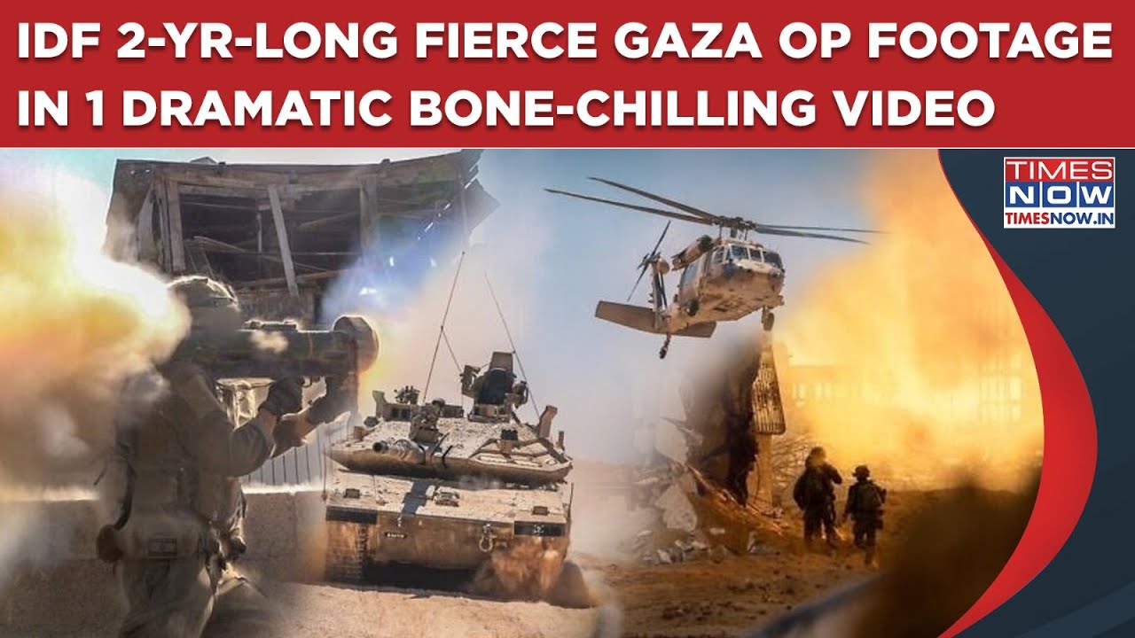 IDF New Video On 2-Yr-Long Gaza Op Against Hamas| Unseen Body Cam Clips ...