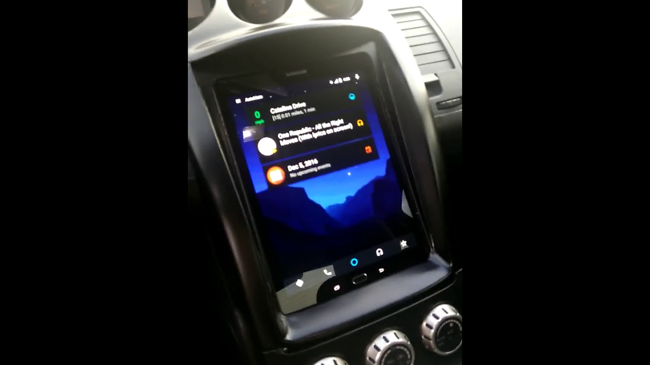 350z tablet installed - YouTube