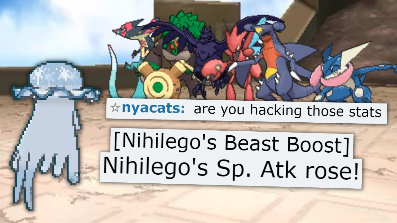 Beast Boost Nihilego (pokemon showdown SWEEP) - YouTube
