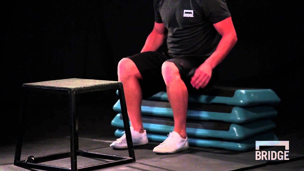 Seated Box Jump - YouTube