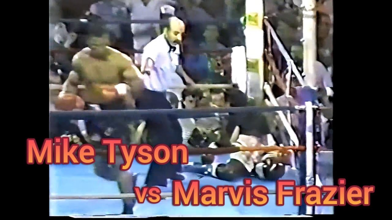 Mike Tyson vs Marvis Frazier Boxing Fight Jul 26, 1986, HD - YouTube
