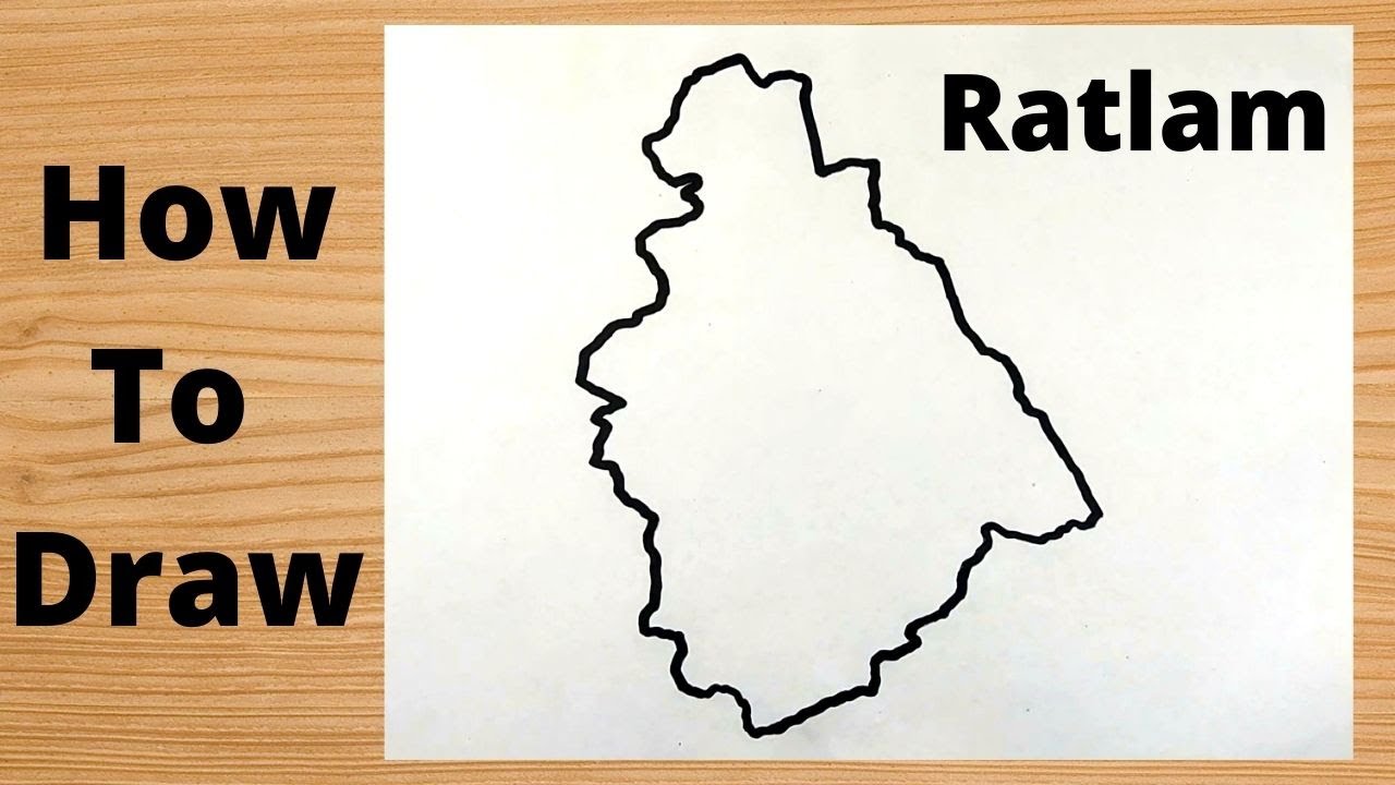 Drawing Ratlam City Map - India - YouTube