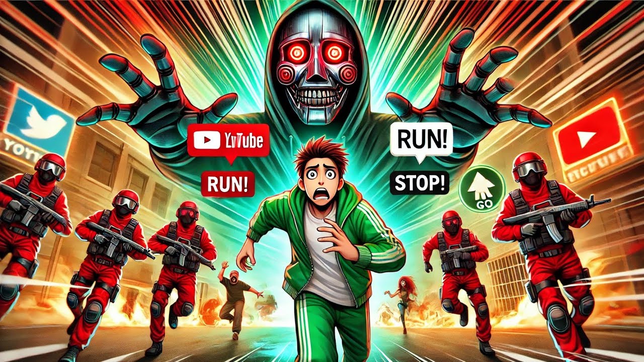 🛑 live streaming! 💥 Red Light Green Light Challenge – Run or Die! 🏃💥 ...