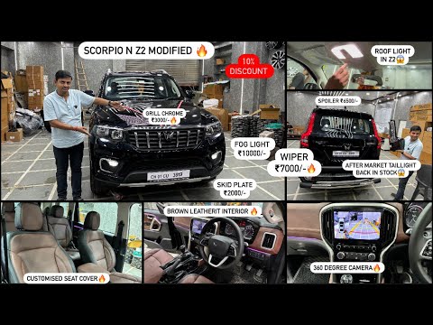 Scorpio N Z8 Roof Light In Z2 Modified scorpio n Scorpio n accessorie ...