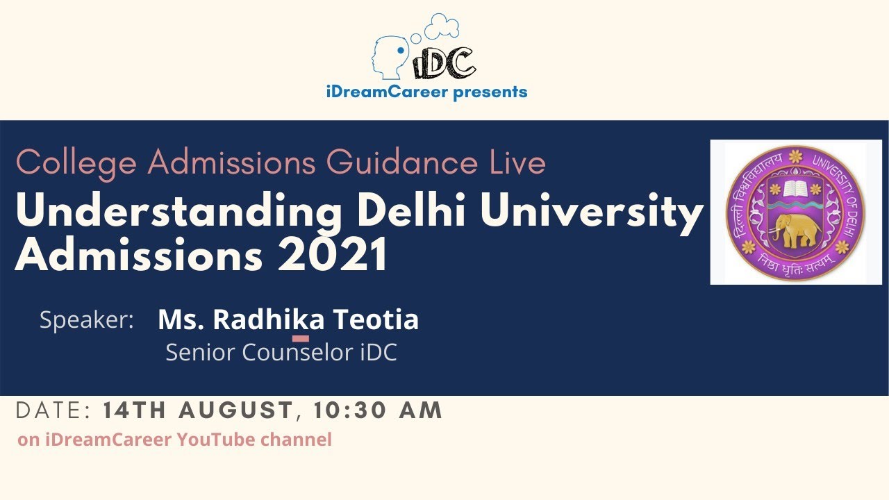 Understanding Delhi University Admissions 2021 - YouTube
