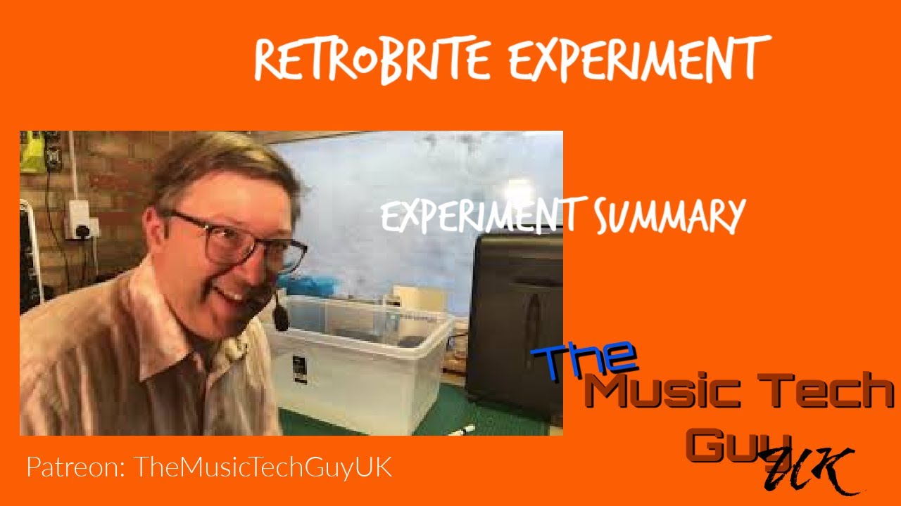 Retrobrite Experiment - Experiment Summary - YouTube