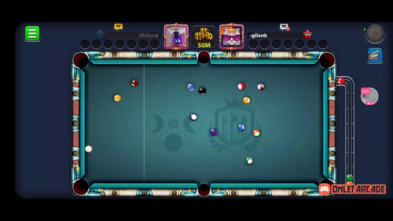 Live let's play Mumbai 8 ball pool | free coins yahooooo 01... - YouTube