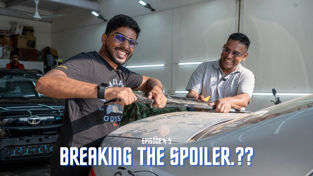 BREAKING MY MERCEDES SPOILER FOR THIS... || MERCEDES BUILD EP 4 - YouTube