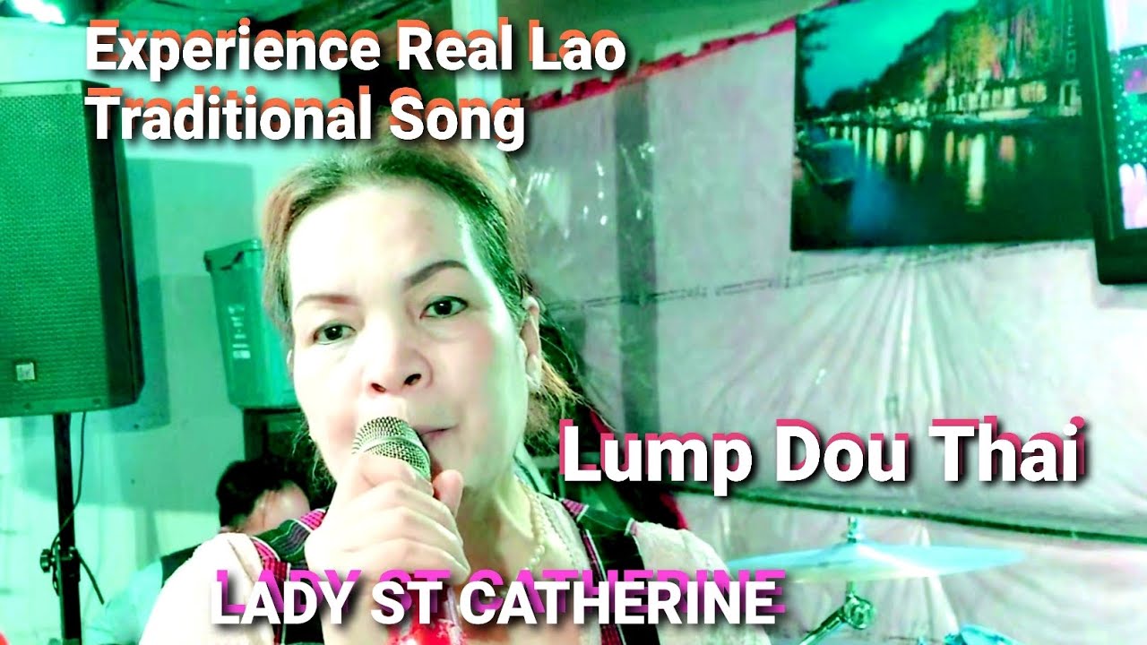 Live Lao Music Full Band LADY Is -Amazing Traditional Lao song - YouTube