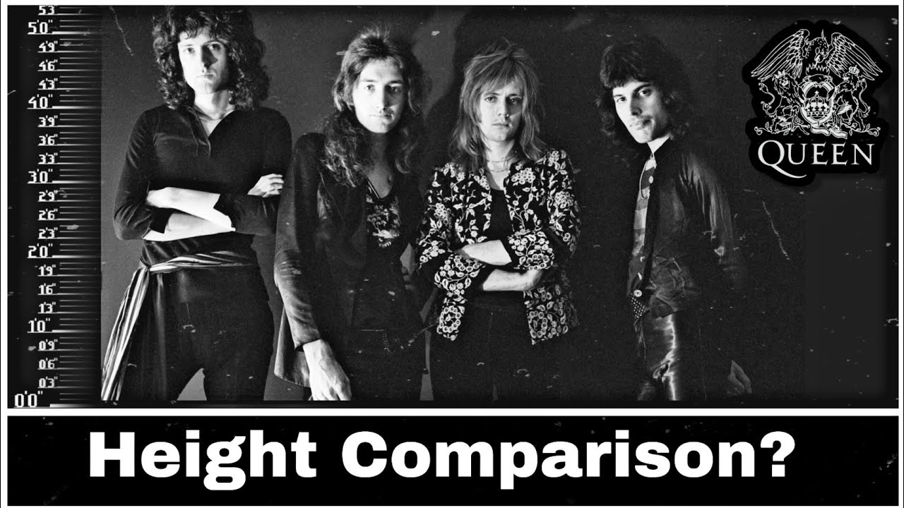 Queen band members height comparison [2021] - YouTube