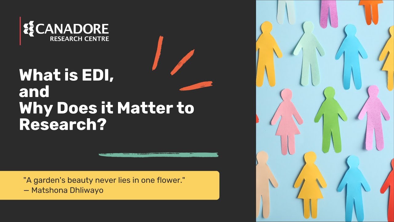 What is EDI and Why it Matters in Research | Canadore Research Centre ...