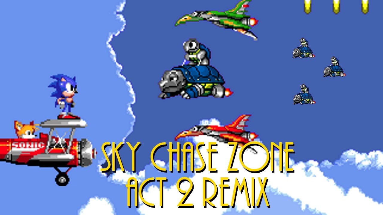 Sky Chase Zone Act 2 Remix - Sonic The Hedgehog 2 - YouTube