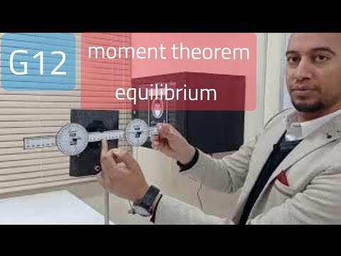 G12 Mechanics practical (Moment theorem equilibrium) - YouTube