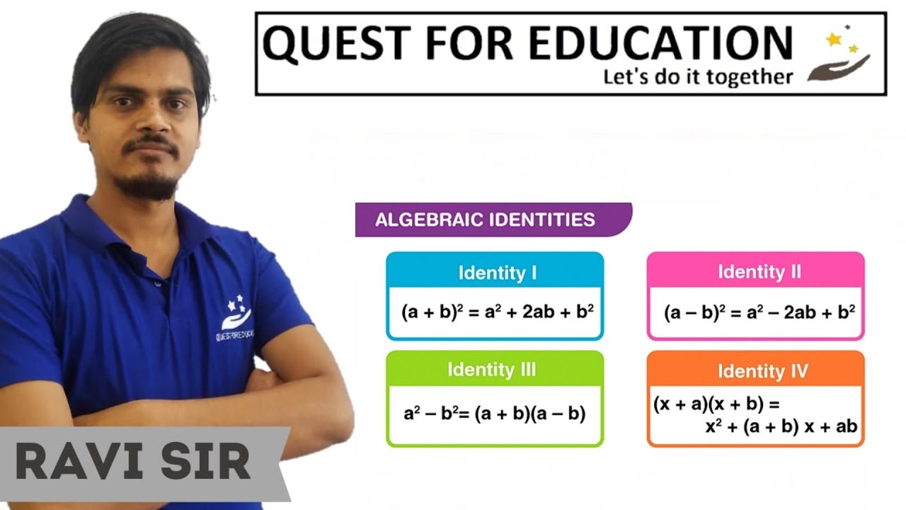 Polynomials Lecture 8 | Algebraic Identities | Class 9 | Ravi sir ...