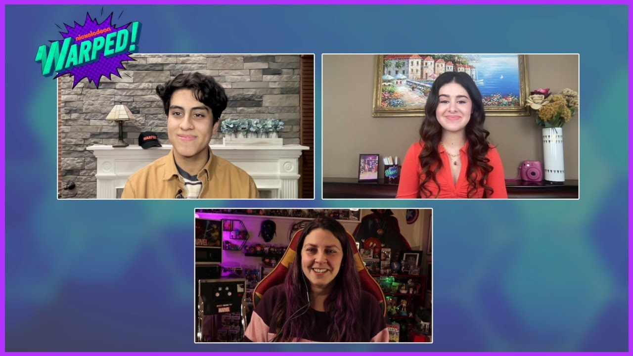Nickelodeon's Warped! Cast Dishes Favorite Comics & More | Ariana ...