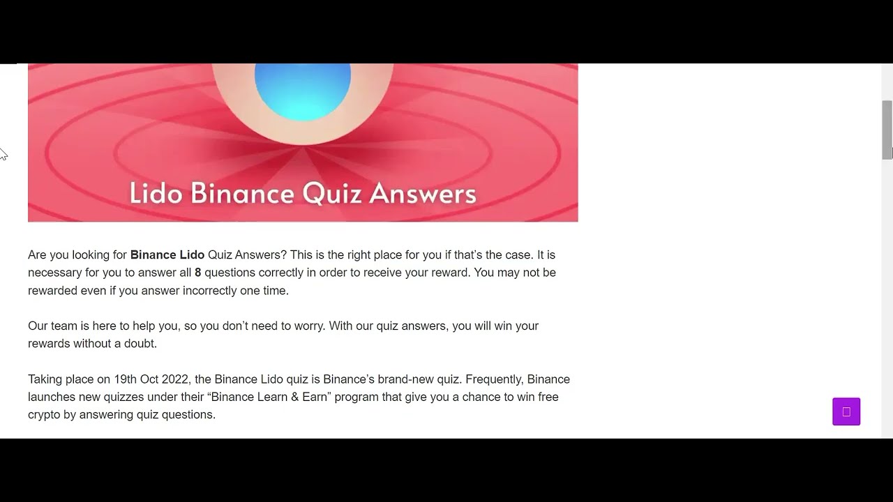 Binance Lido Quiz Answers YouTube binance-lido-quiz-answers-youtube