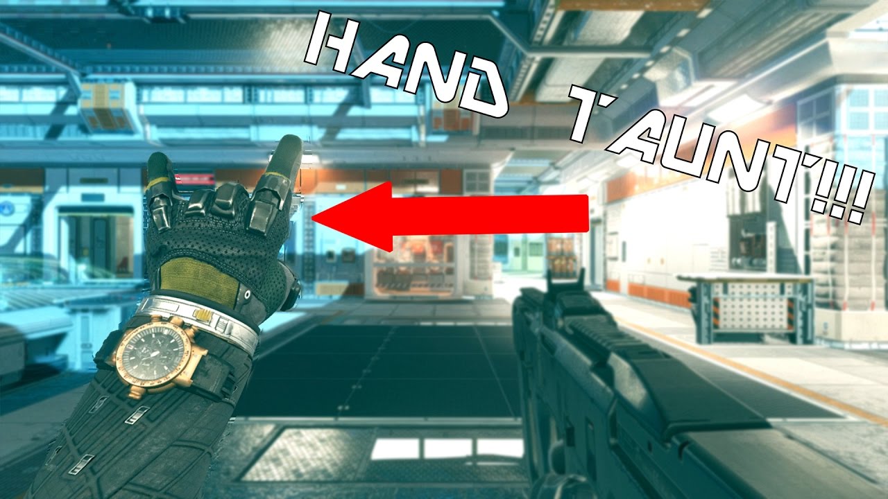 "Infinite Warfare Beta" Easter Egg - Hand Taunt!!!! (Infinite Warfare ...