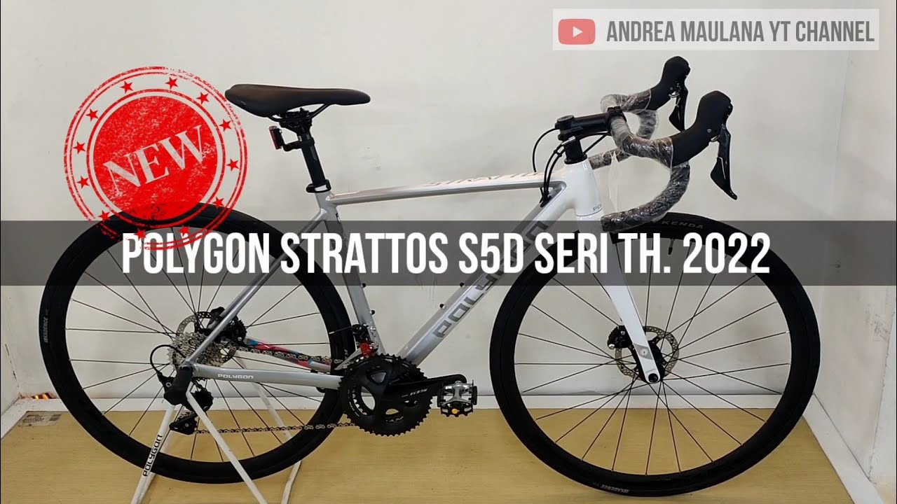 Sepeda Polygon Road Bike STRATTOS S5 DISC - YouTube
