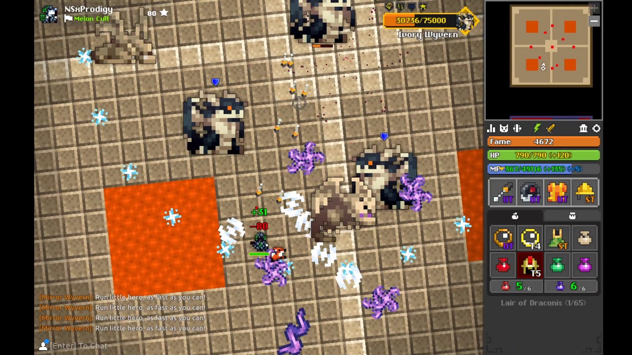 Mystic PPE solo Ivory Dragon | Lair of Draconis (Rotmg) - YouTube