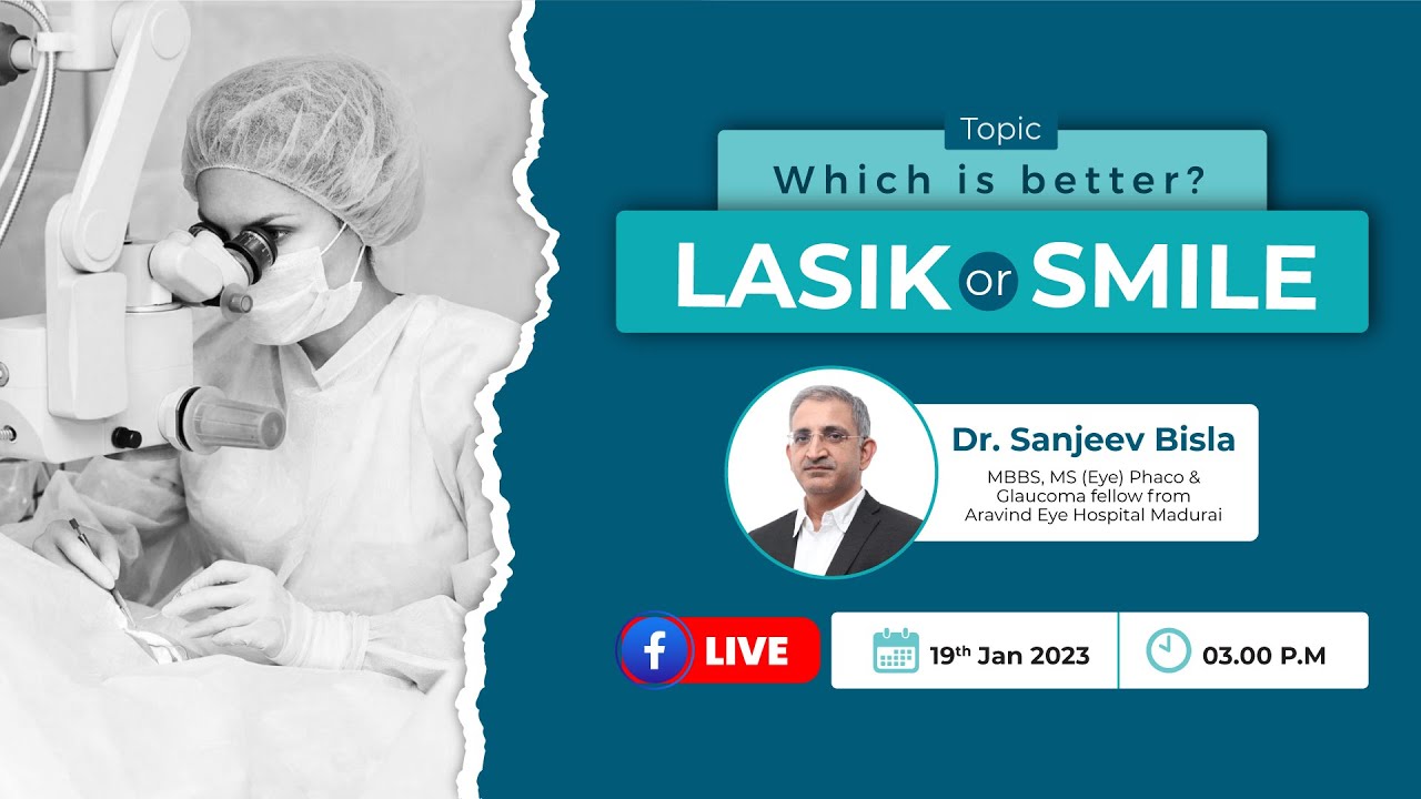 LASIK vs SMILE: Which is better? | Expert Advice by Dr Sanjeev Bisla | Dayal Eye Centre - YouTube