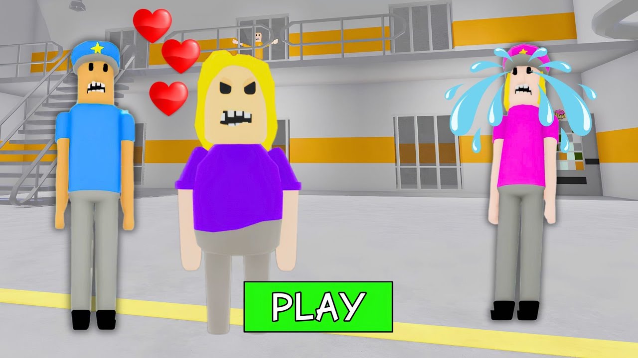 💞ROMANTIC ROBLOX | POLICE GIRL FALLS for POLICE COP? Obby #roblox #obby ...