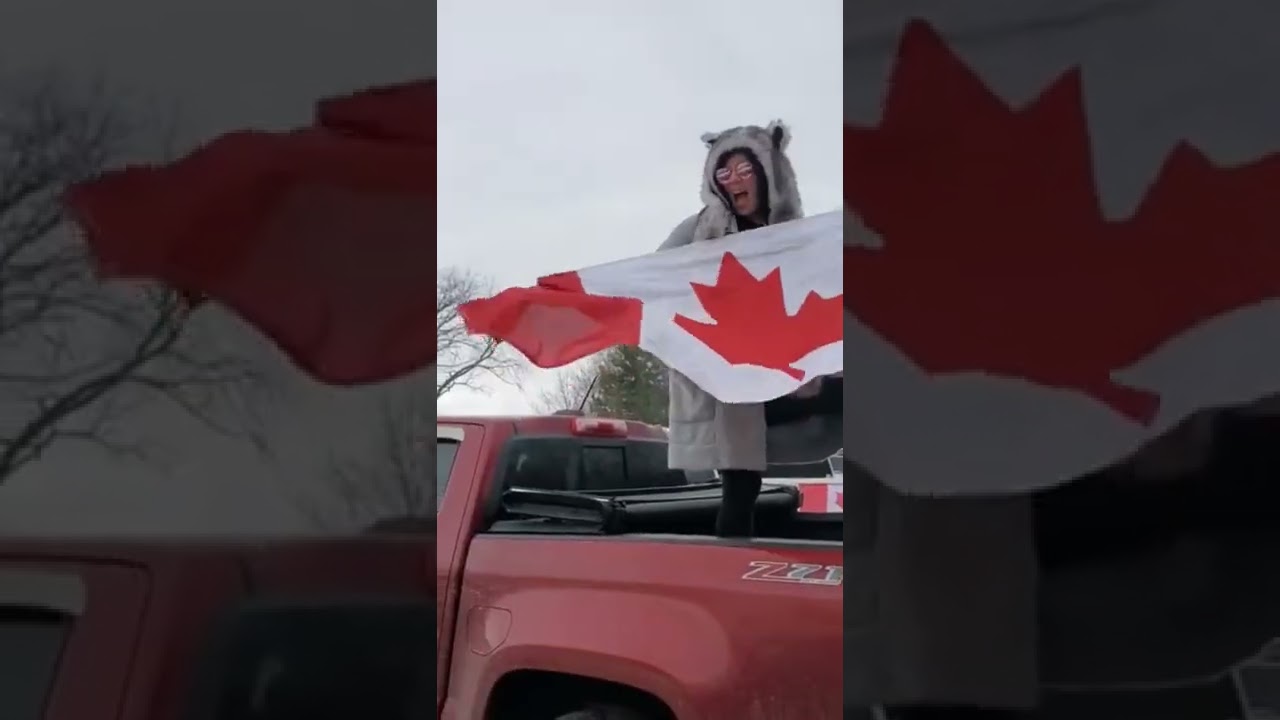 Windsor Ontario Blockade. ambassador bridge. Freedom convoy 2022 - YouTube