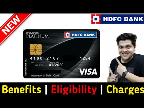 HDFC Easyshop Platinum Debit Card - YouTube