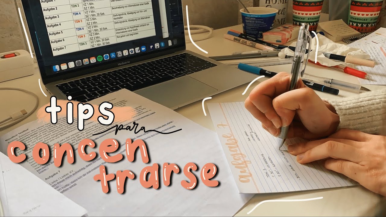 tips para estudiar y concentrarse - YouTube