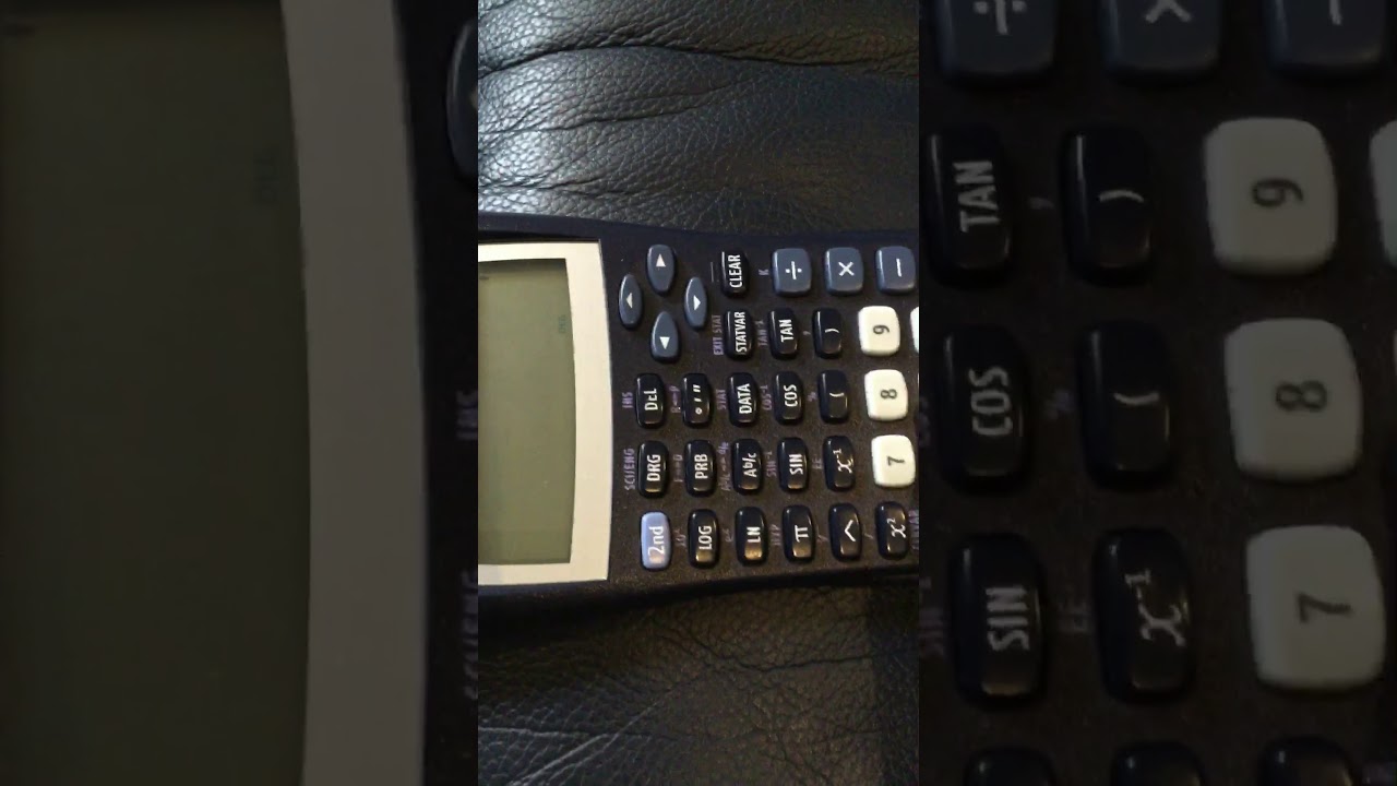 Weird stuff #2 stick man on calculator - YouTube