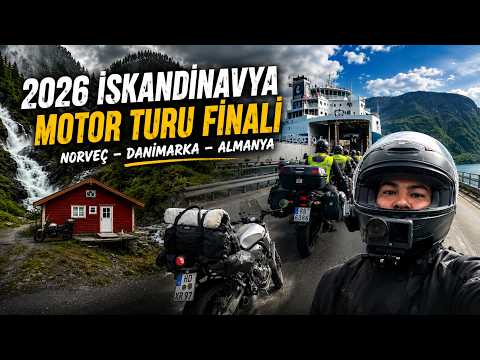 Norveç'ten Eve Motosikletle Dönüş! | Son Etap, Feribot ve Danimarka