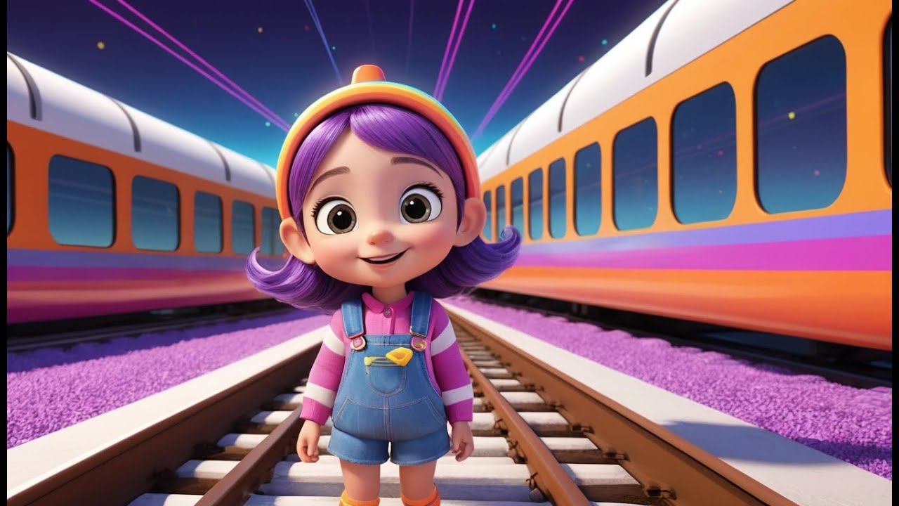 London Bridge Is Falling Down – Rainbow Train Crossing | Magical Kids ...