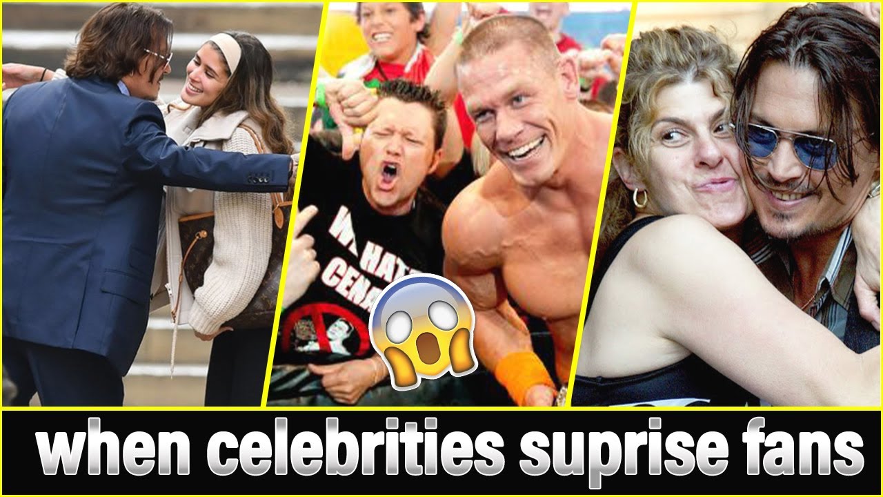 When Celebrities Surprise Fans 😍 - YouTube