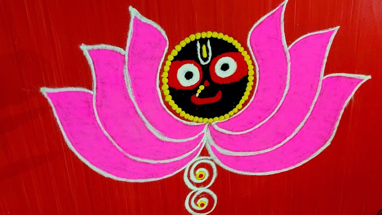 Kartika purnima special easy lotus muruja with jagannatha||lotus ...