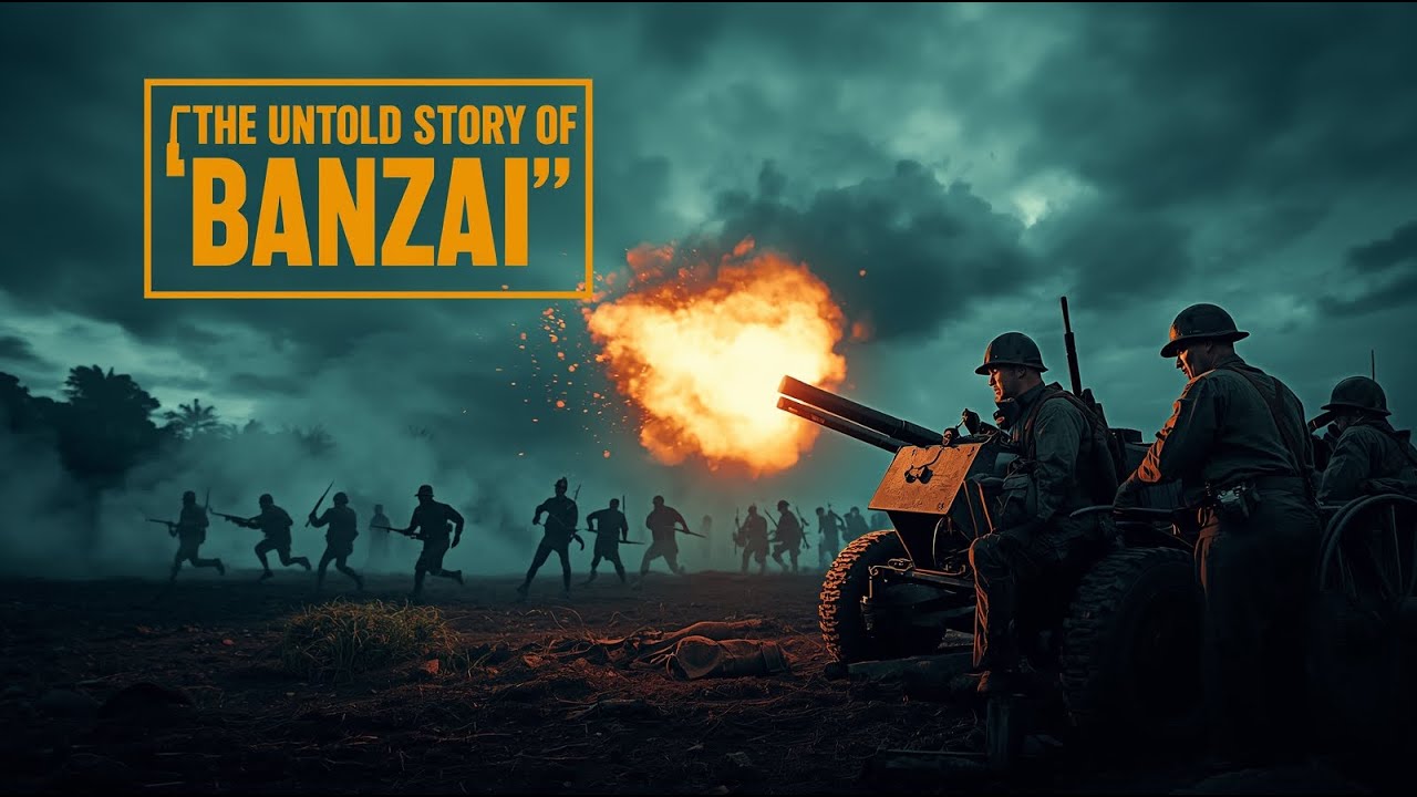 Japanese Banzai Charges Crushed by America’s Artillery Power in WWII ...