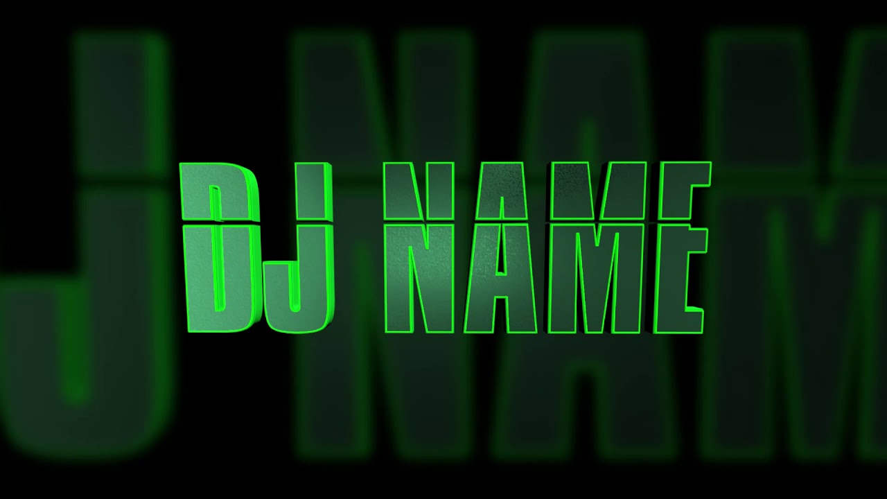 DJ Your Name: Glitchy: | DJ and Nightclub Visuals - YouTube