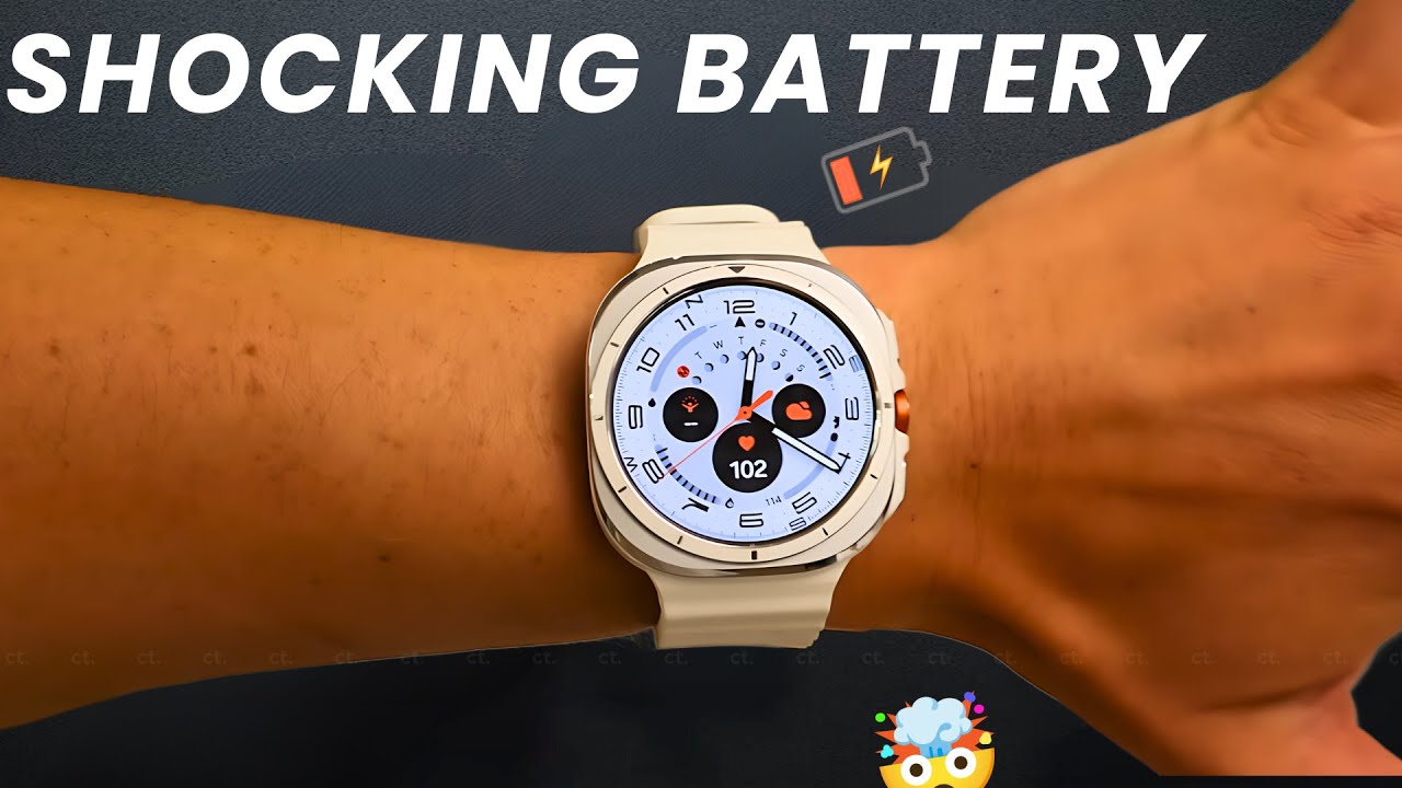 Samsung Galaxy Watch Ultra - BATTERY LIFE REALITY! 🤯 - YouTube