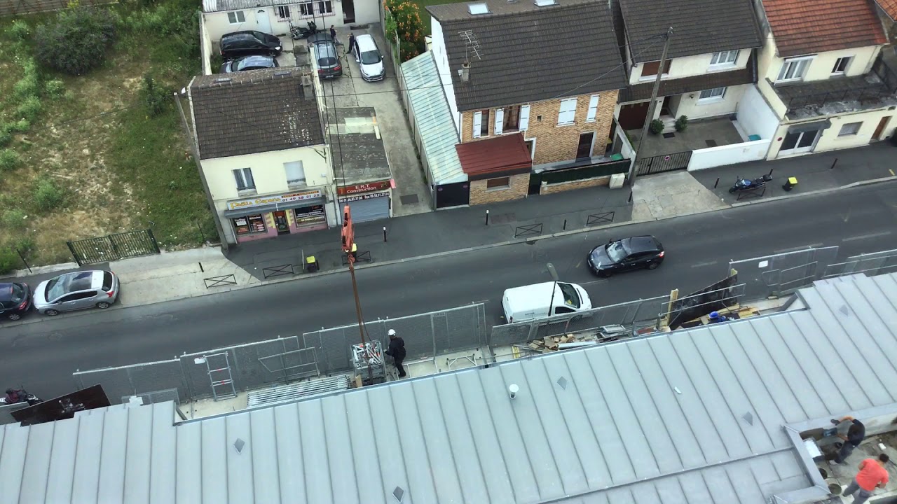 Grue a tour COMEDIL CLT135 fin de chantier la course contre la montre🕖 ...