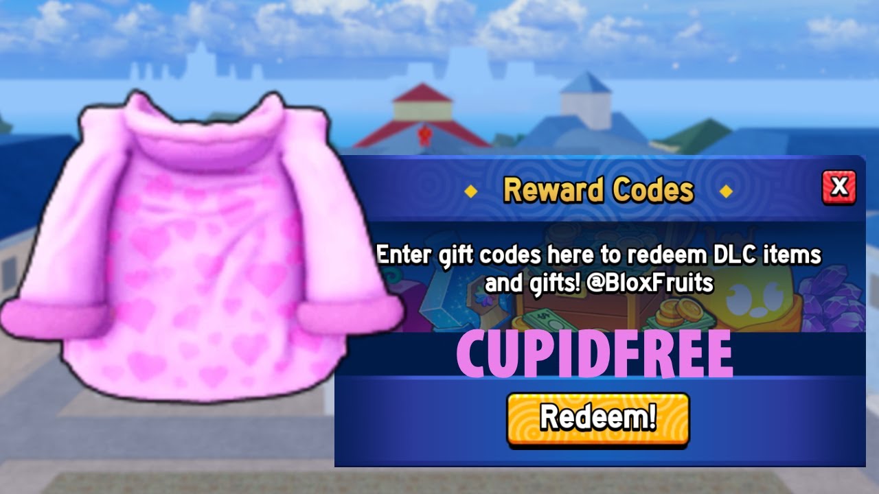CUPIDS COAT CODE BLOX FRUITS ROBLOX - YouTube