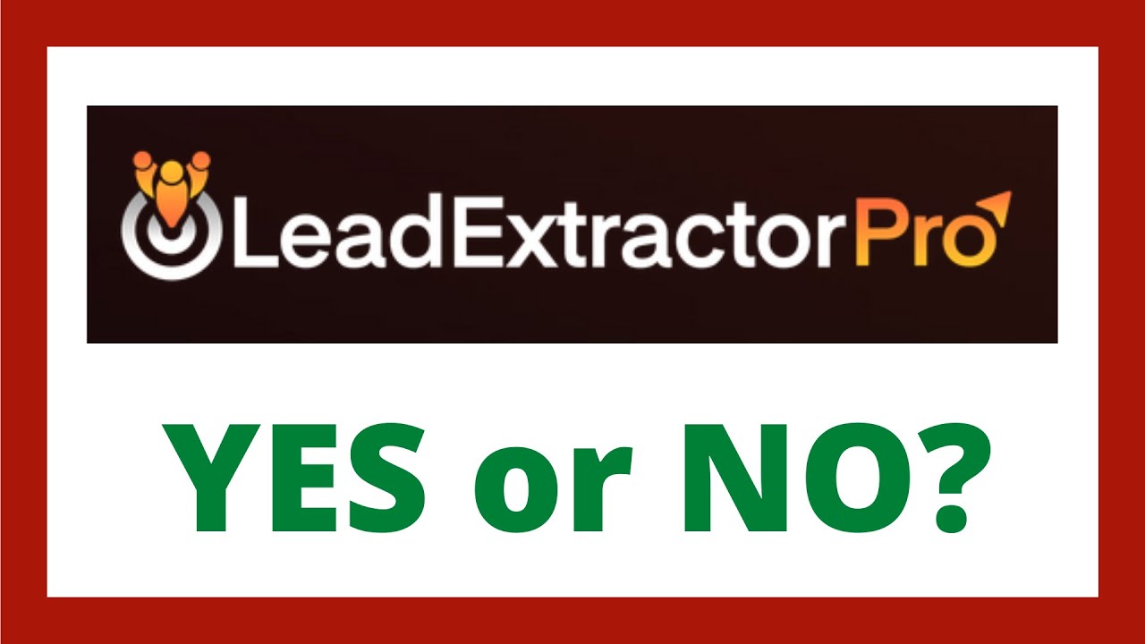 Lead Extractor Pro Review - Legit AI App? - YouTube