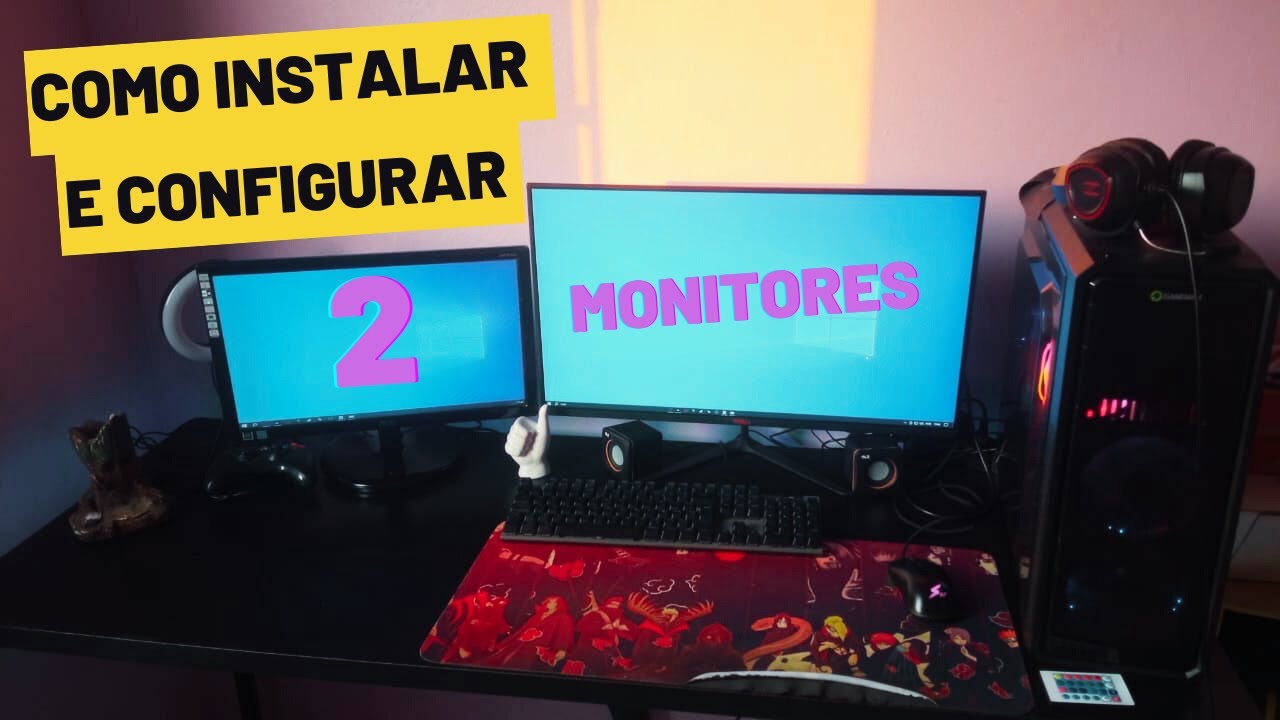 Como conectar e configurar 2 Monitores no seu PC | Atualizado 2023 ...