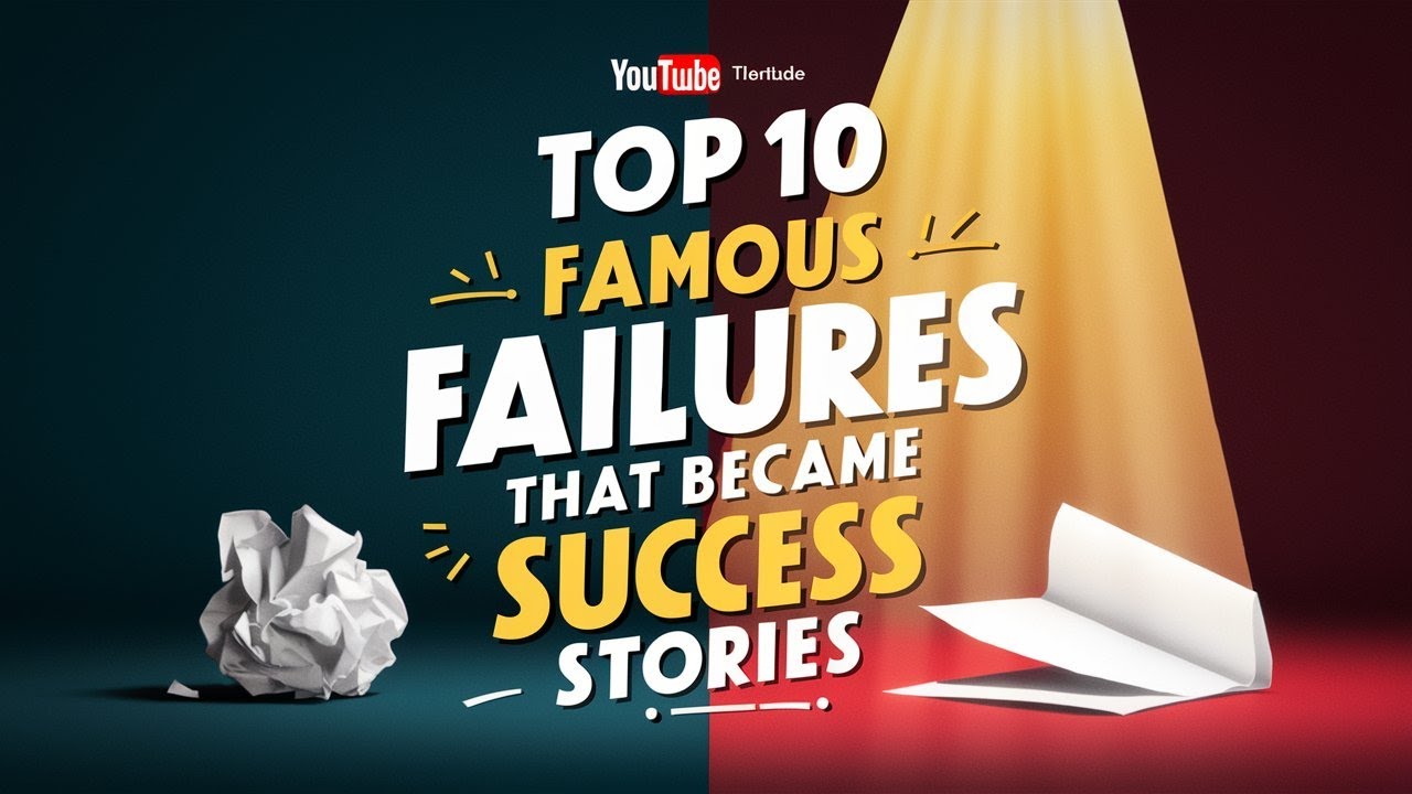 Top 10 Famous Failures That Became Success Stories - YouTube
