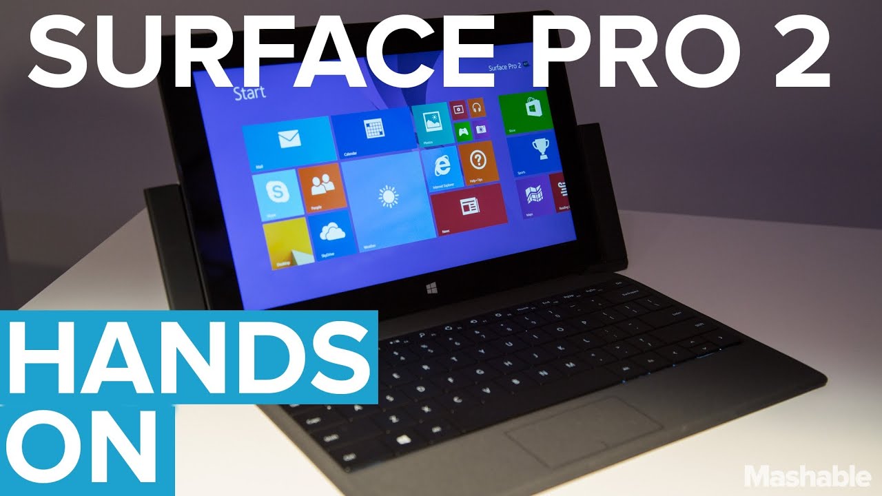 Surface Pro 2: Microsoft's Newest Tablet PC // Hands On - YouTube