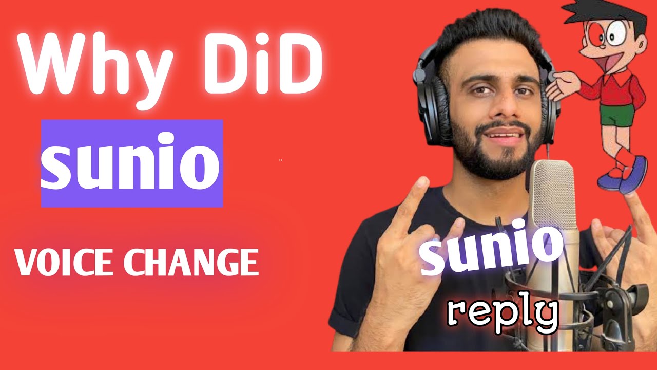 Why did sunio voice change sunio reply - YouTube