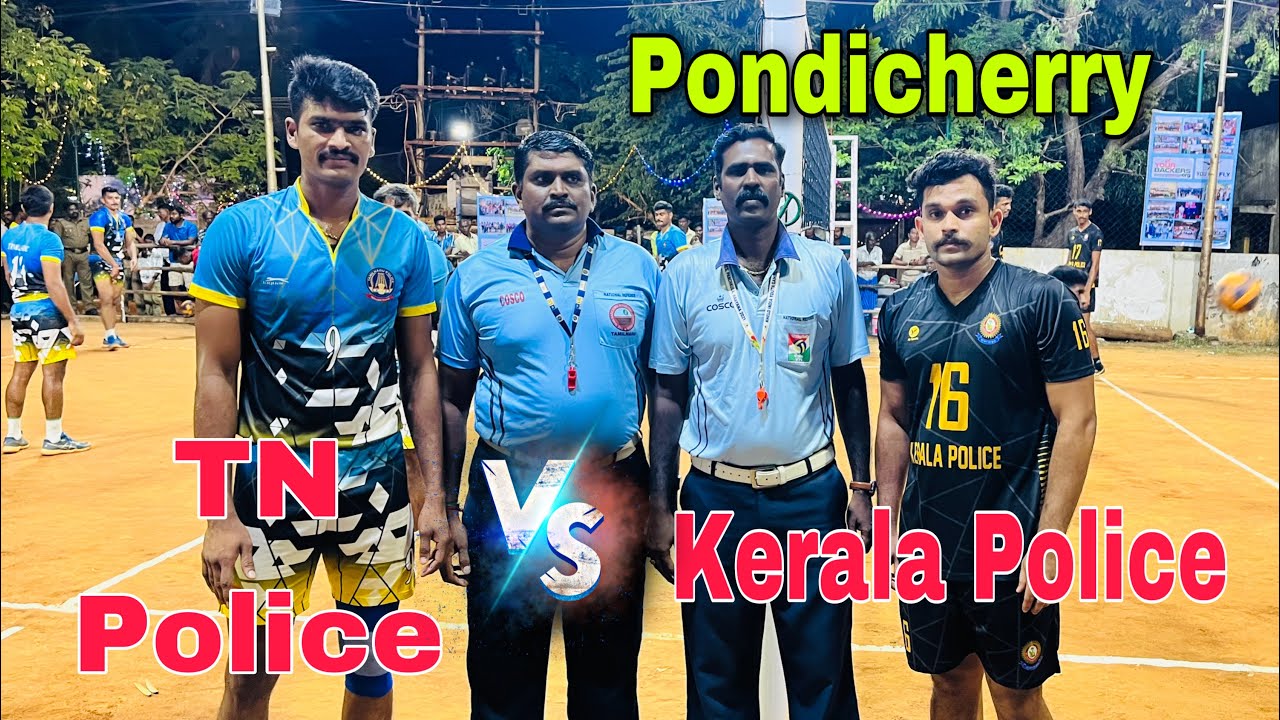 Fire 🔥 Match | Tamilnadu Police Vs Kerala Police 💥 Set 1 | Pondicherry ...