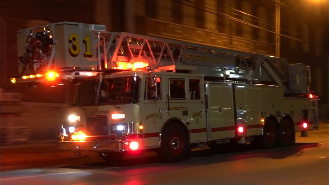 Keystone Hook & Ladder Company Tower 31 Responding 7/5/21 - YouTube