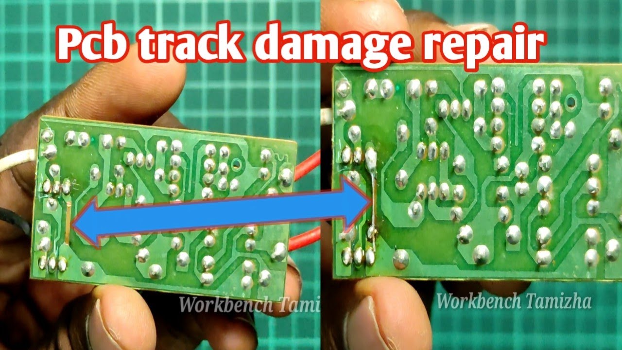 How To Repair Pcb Damage at Home | Workbench Tamizha. - YouTube