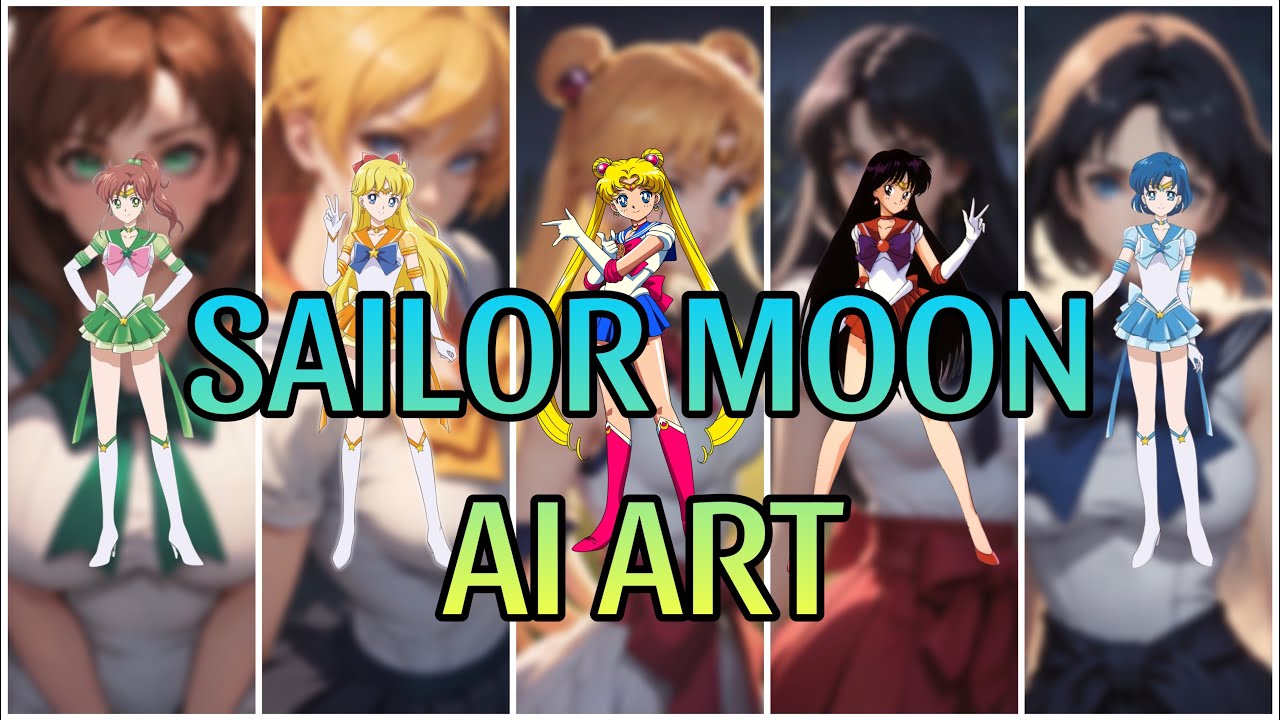 Sailor Moon AI Art Characters - PART 1 #sailormoon #aiart - YouTube
