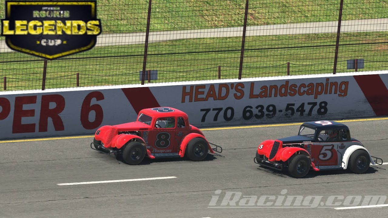 iRacing 13th Week Rookie Legends Cup - Lanier National Speedway - YouTube