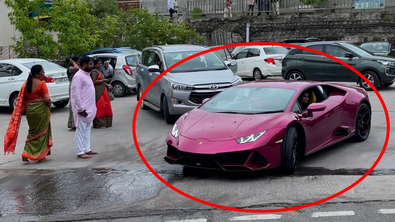 Brand New Lamborghini Huracan Evo | Viola Bast | Hyderabad 2023 - YouTube