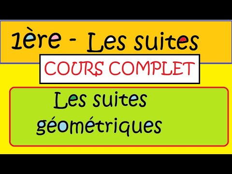 Première Spé Maths-Les suites géométriques - Cours complet - YouTube